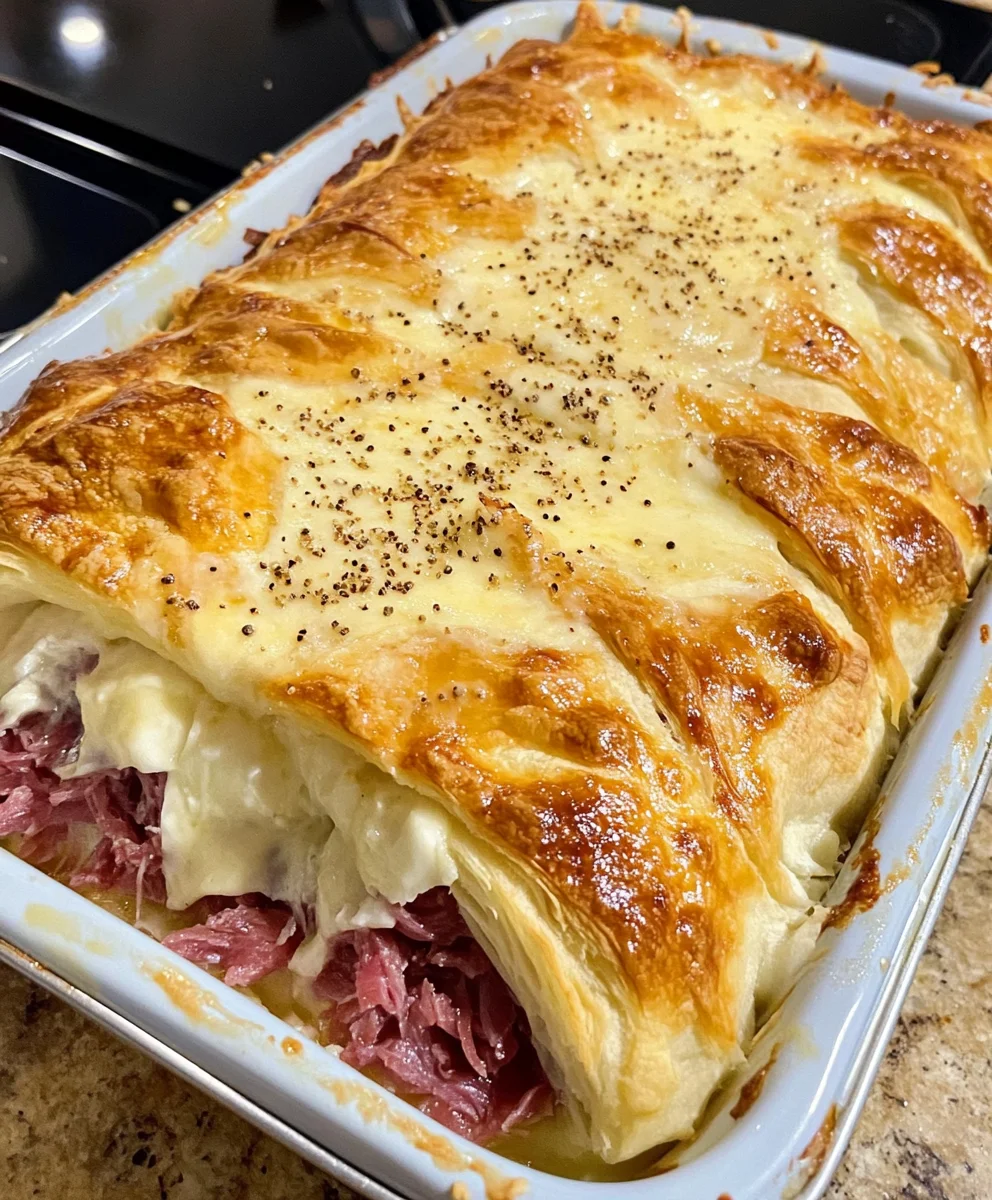 Reuben Crescent Bake
